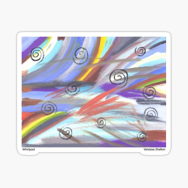 "Whirlpool" Sticker by VanessaShalton | Redbubble