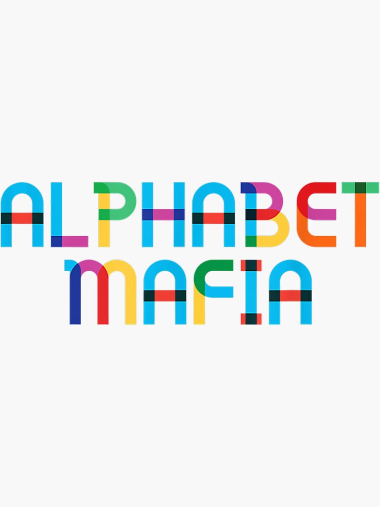 "Alphabet Mafia Pride Gay Pride" Sticker for Sale by SickelsDelong ...