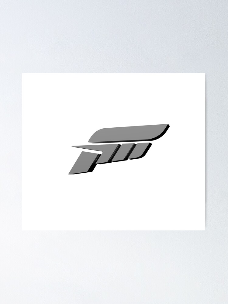"Forza 3D Logo" Poster for Sale by cttdesign | Redbubble