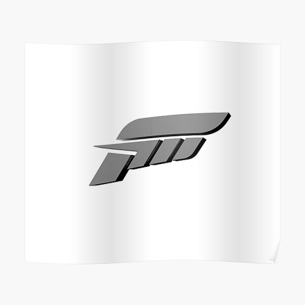 "Forza 3D Logo" Poster for Sale by cttdesign | Redbubble