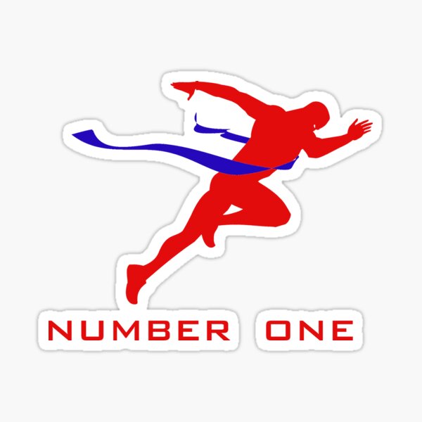" number one" Sticker for Sale by SweetMoments | Redbubble