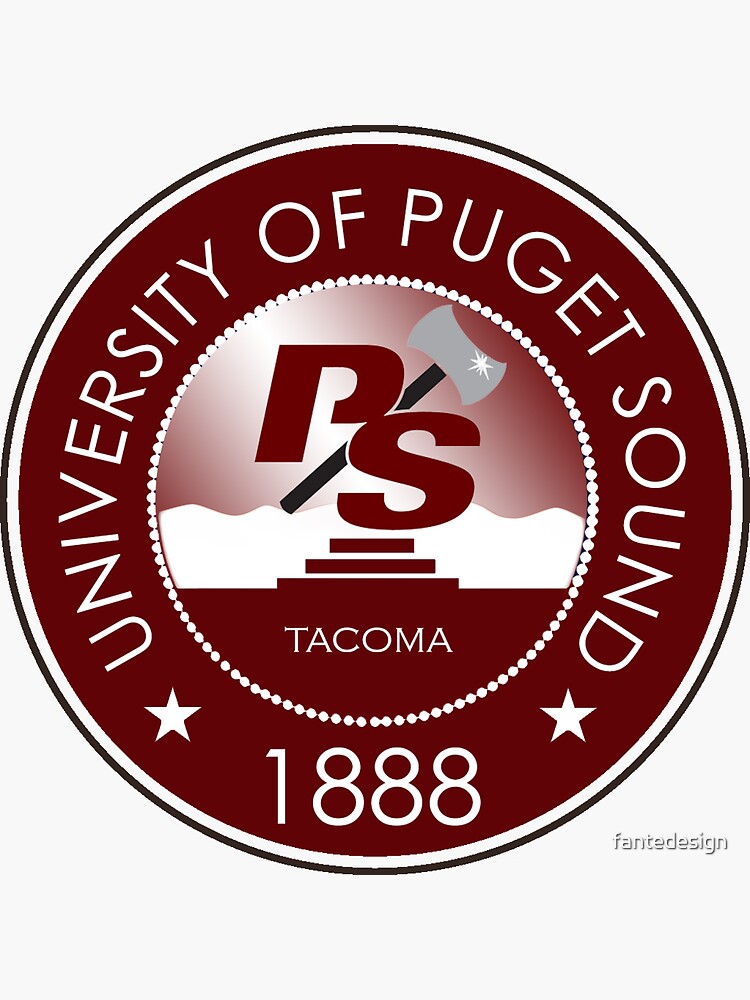 "UPS Puget Sound University Tacoma" Sticker for Sale by fantedesign ...
