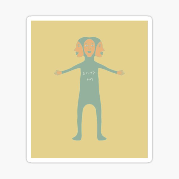 "Group hug " Sticker for Sale by TomOmoT | Redbubble
