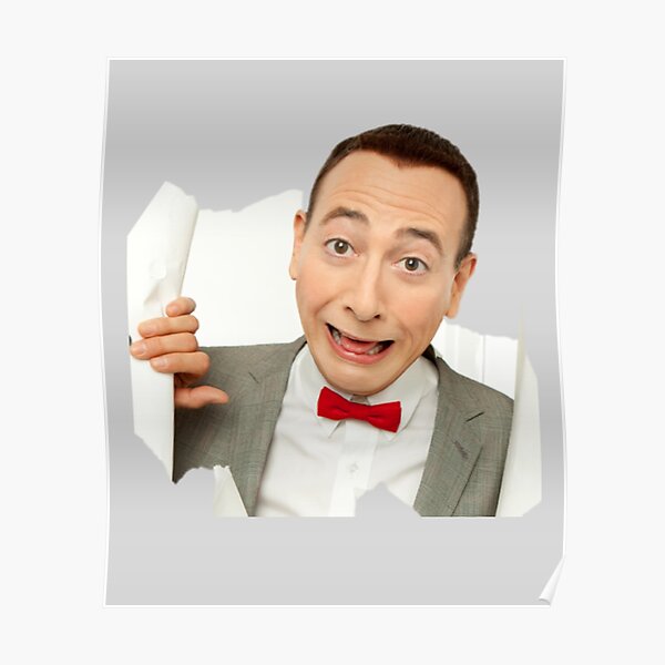 "Pee Wee Herman" Poster by Lescoop77 | Redbubble
