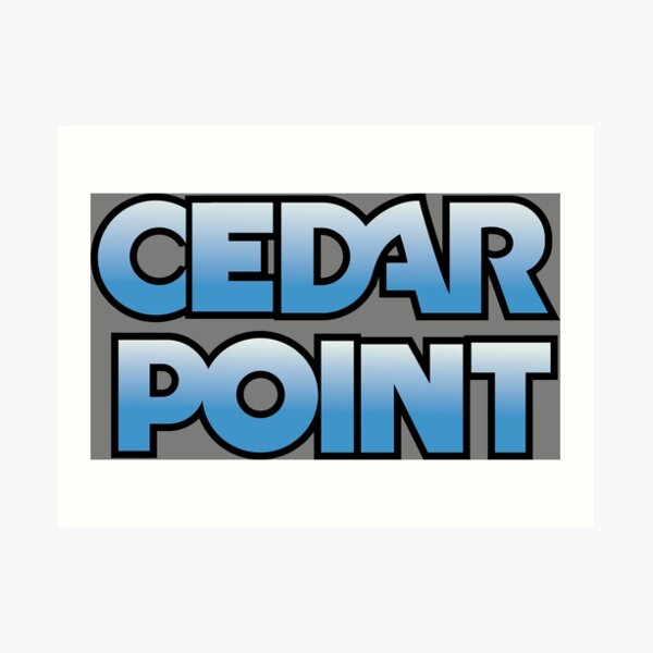 "Cedar Point Old Logo" Art Print for Sale by carowindsfanson | Redbubble