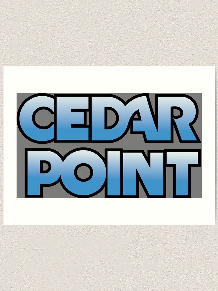 "Cedar Point Old Logo" Art Print for Sale by carowindsfanson | Redbubble