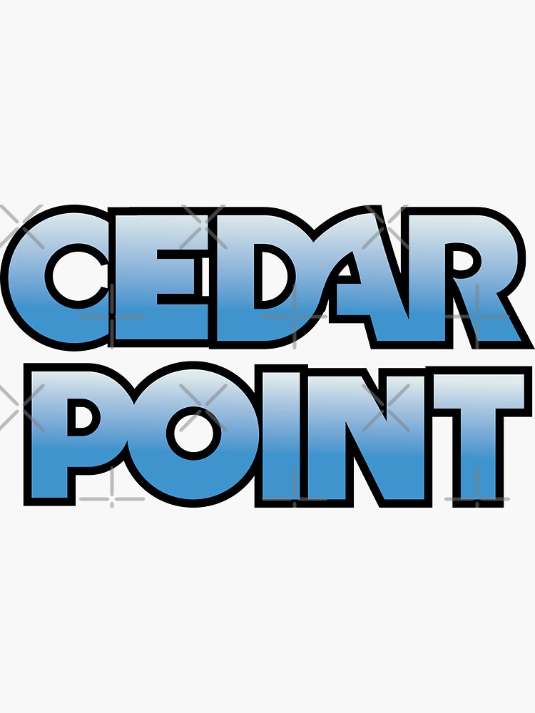 "Cedar Point Old Logo" Sticker for Sale by carowindsfanson | Redbubble