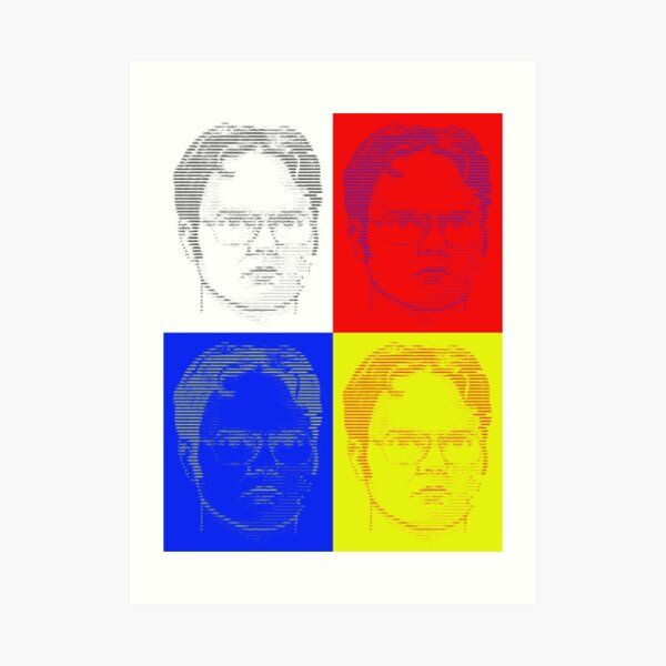 "ASCII Dwight - The Office" Art Print for Sale by WearSarcasm | Redbubble