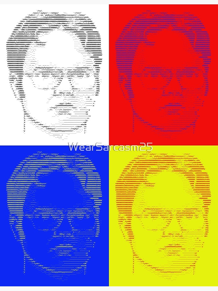 "ASCII Dwight - The Office" Art Print for Sale by WearSarcasm | Redbubble