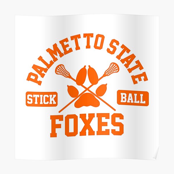 "palmetto state stickball orange" Poster by wandpersand | Redbubble
