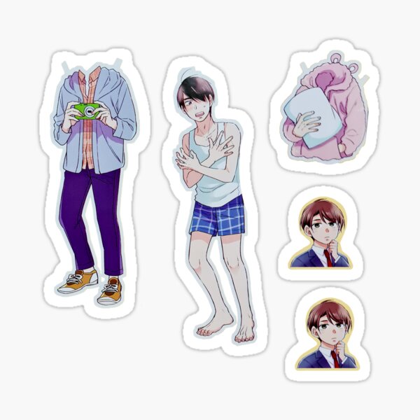 "dress up adachi!" Sticker by fkuwano | Redbubble