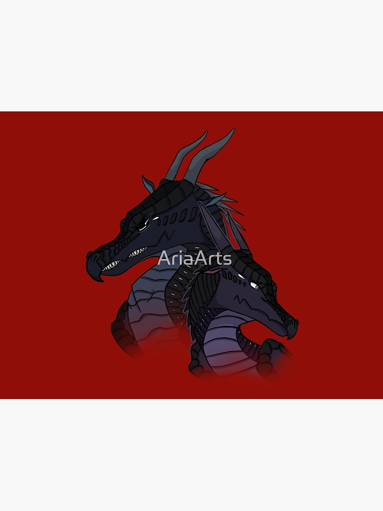 "Wings of Fire - Moonwatcher & Darkstalker - Nightwing" Art Print by ...