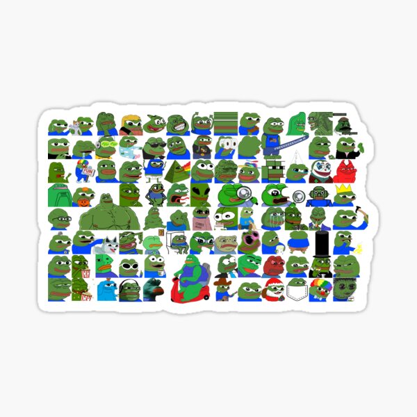 "Pepe apu collage artwork" Sticker for Sale by ConfusedFungus | Redbubble