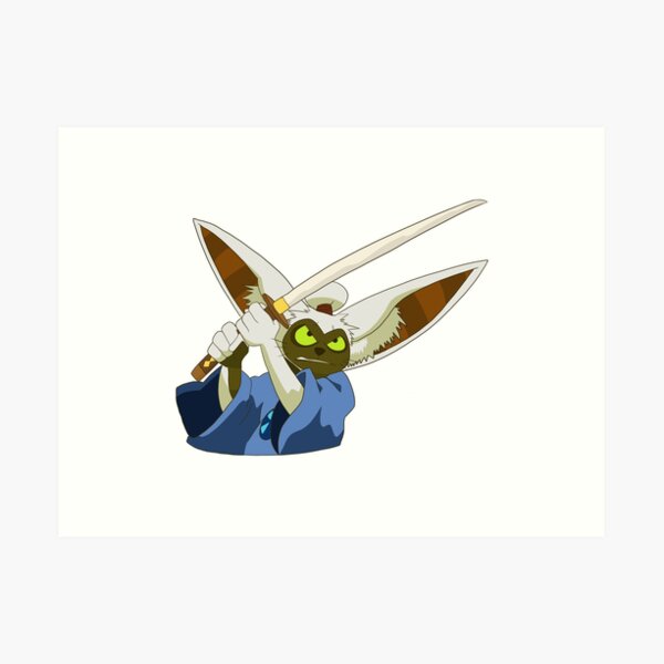 Samurai Momo” from Avatar the Last Airbender Legend of Korra" Art Print ...