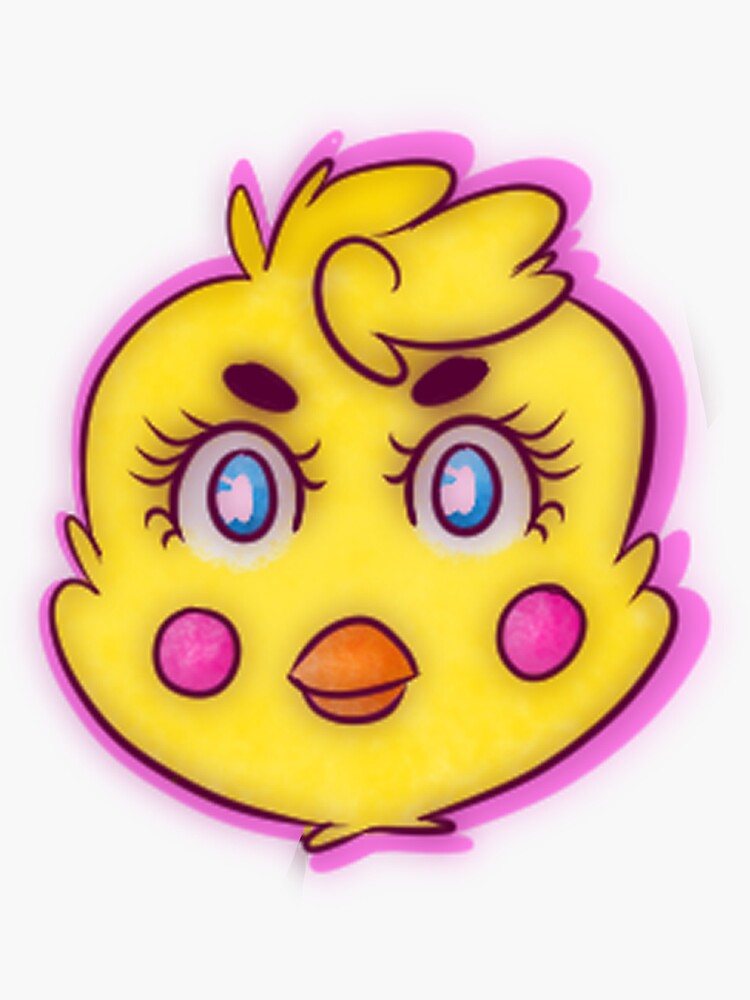 "Toy Chica" Sticker for Sale by DollarTreeDeku | Redbubble