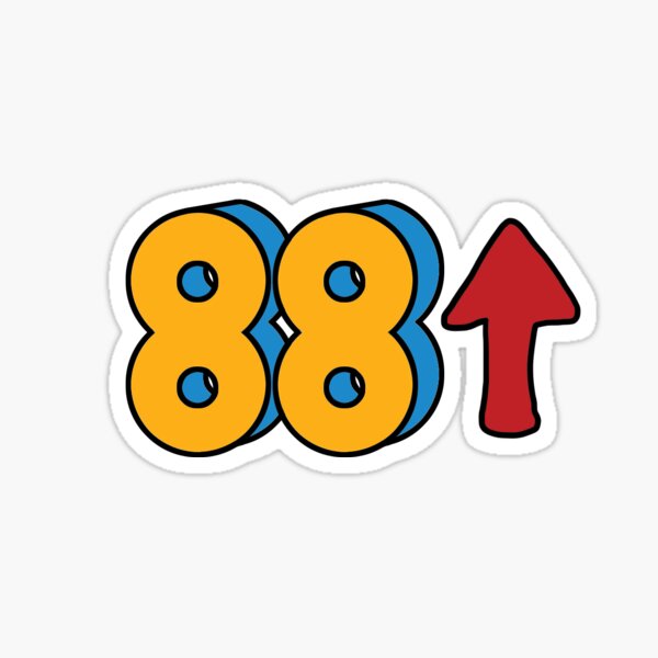 "88 Rising MTV Logo" Sticker for Sale by stkr-collective | Redbubble