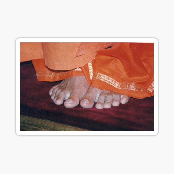 "Sathya Sai baba Feet | Puttaparthi" Sticker by sathyas-corner | Redbubble