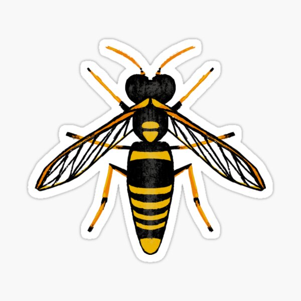 "Wasp-Alarm" Sticker by PioKreativski | Redbubble
