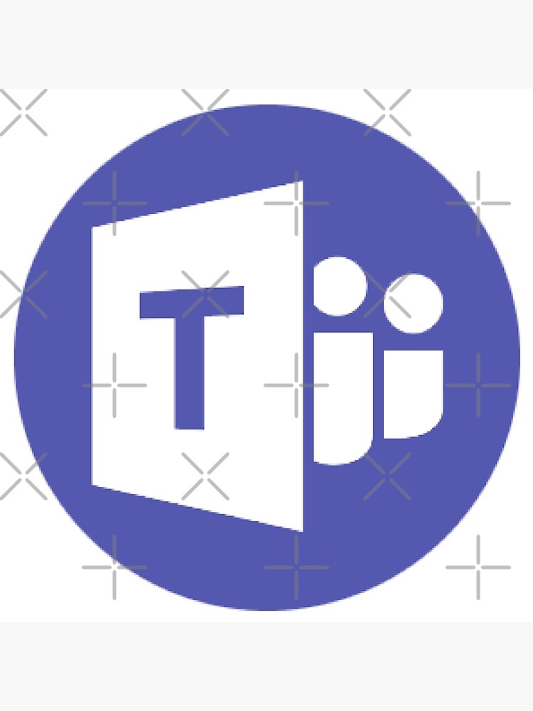 "Microsoft Teams" Poster for Sale by VeronikaKac | Redbubble