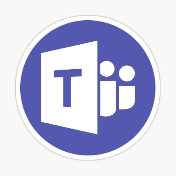 "Microsoft Teams" Sticker for Sale by VeronikaKac | Redbubble