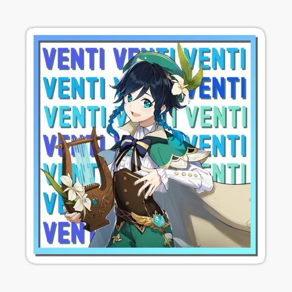 "Genshin Impact - Venti " Sticker by Leland61 | Redbubble