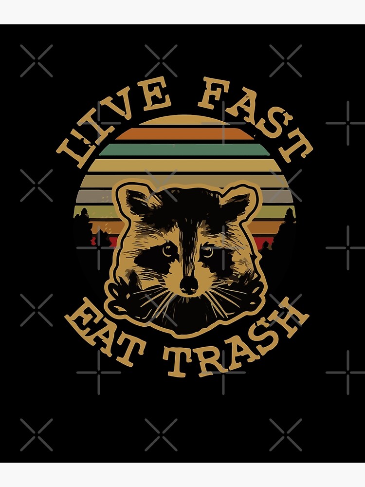 Póster «VIVE RÁPIDO COMER BASURA» de FLASHOP | Redbubble