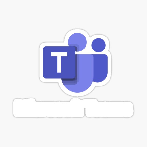 "Microsoft Teams" Sticker by Niramon | Redbubble