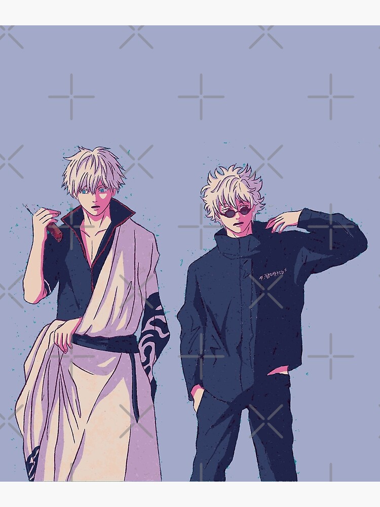 "satoru gojo and gintama" Poster by Bangcen | Redbubble