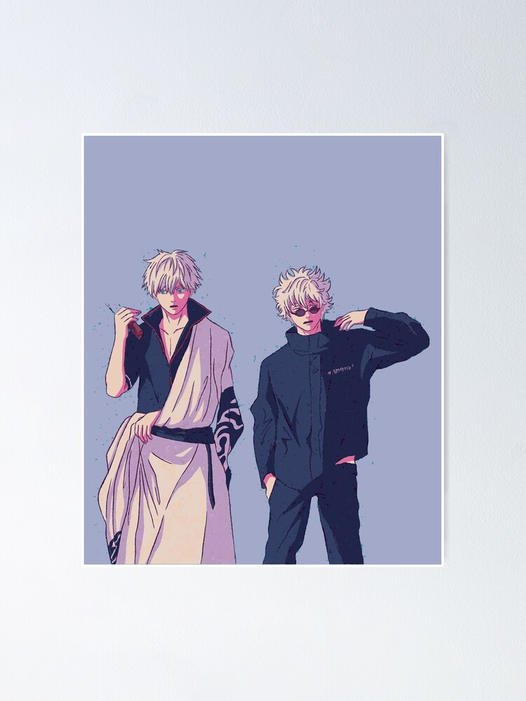 "satoru gojo and gintama" Poster by Bangcen | Redbubble