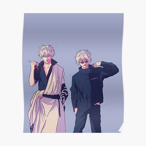 "satoru gojo and gintama" Poster by Bangcen | Redbubble
