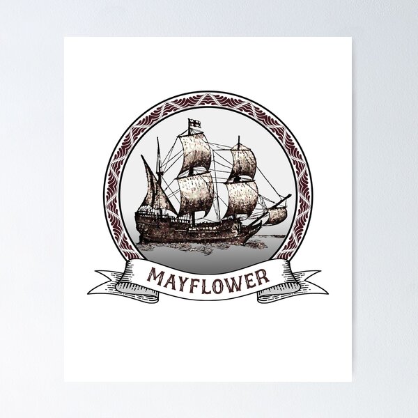 "Copy of Mayflower Ship 400th Anniversary 1620- 2020 Retro" Poster for ...
