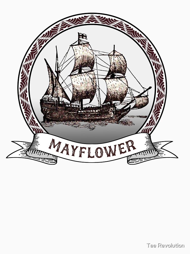 "Copy of Mayflower Ship 400th Anniversary 1620- 2020 Retro" Essential T ...