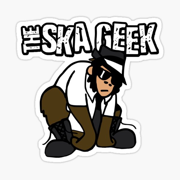 "Monkey Man Ska" Sticker for Sale by parfaitd | Redbubble