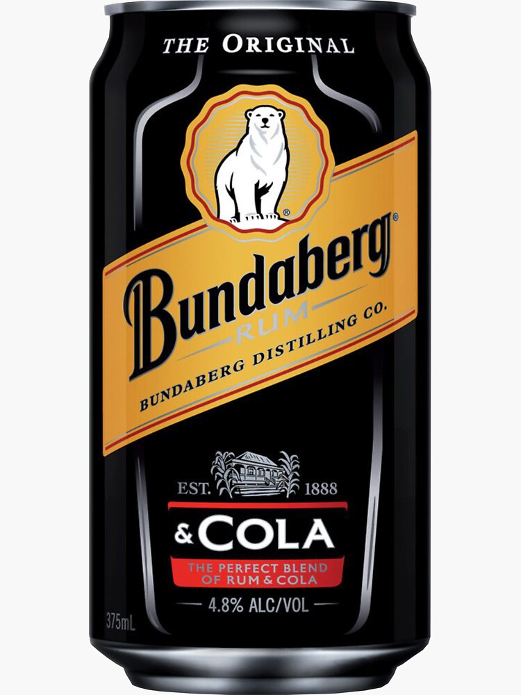 "BEST SELLER - bundaberg rum Merchandise" Sticker by ketichielkan ...