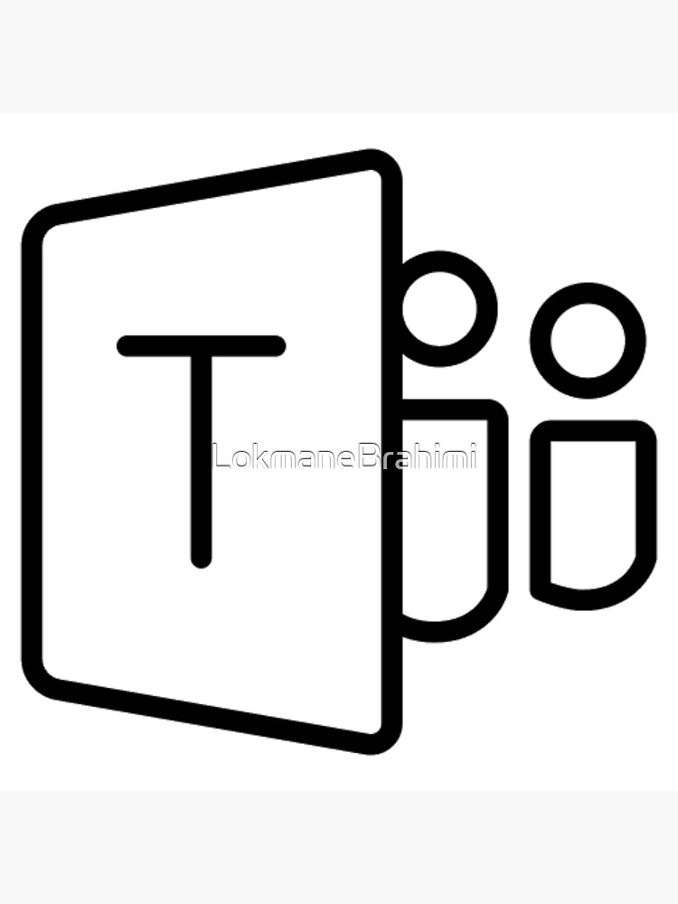 "Microsoft Teams logo :*" Photographic Print by LokmaneBrahimi | Redbubble