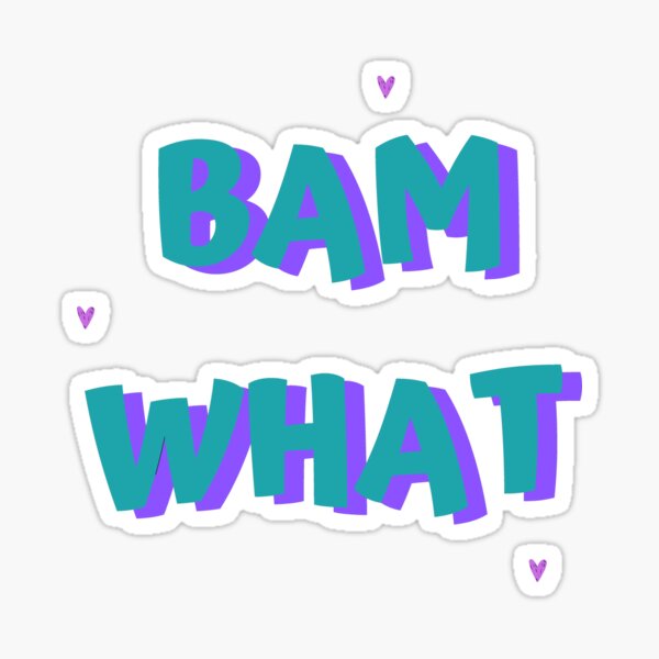 "BAM WHAT - Liv and Maddie" Sticker by GoldenQuotes | Redbubble