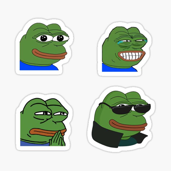 "Peepo Emotes Stickers Pack" Sticker for Sale by mrlazypl | Redbubble