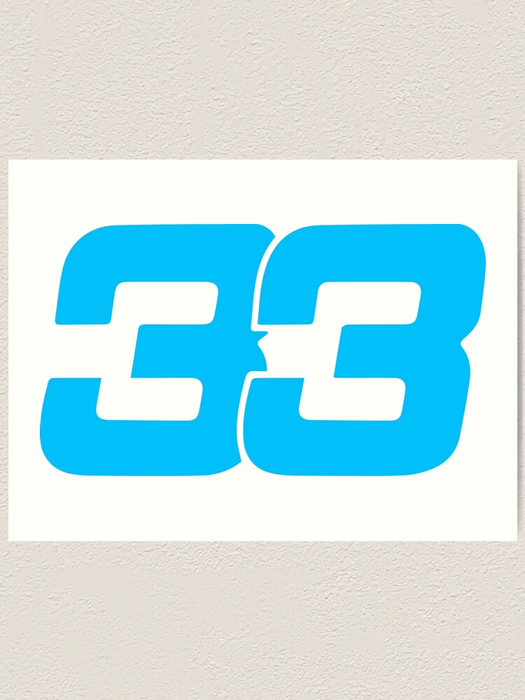 "Max Verstappen Formula 1 Number" Art Print for Sale by treasure-crafts ...