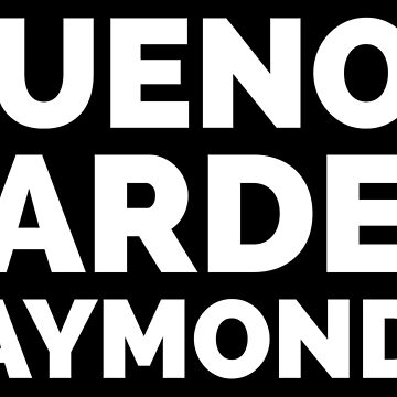 "Buenos Tardes Raymondo" Poster for Sale by Erwin-Bratz | Redbubble