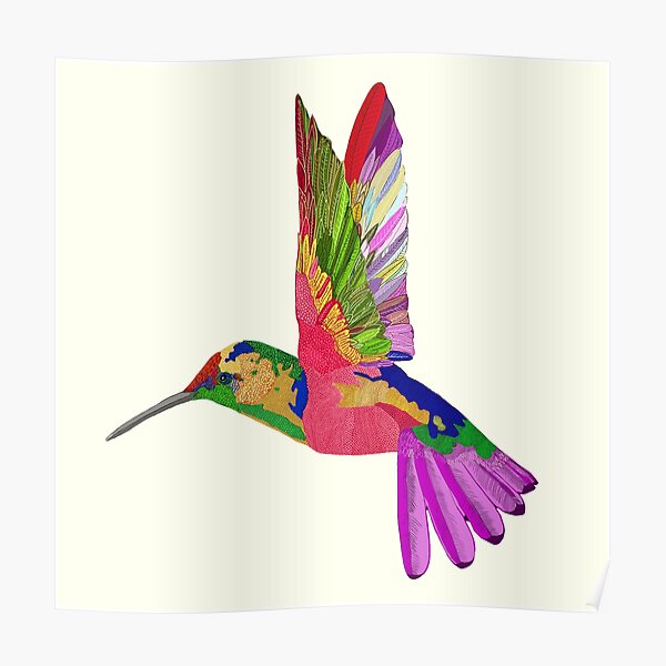 "Colibri" Poster by StudioViArt | Redbubble
