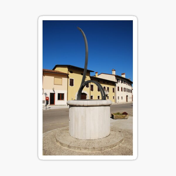 "Horizontal Sundial in Aiello" Sticker for Sale by jojobob | Redbubble