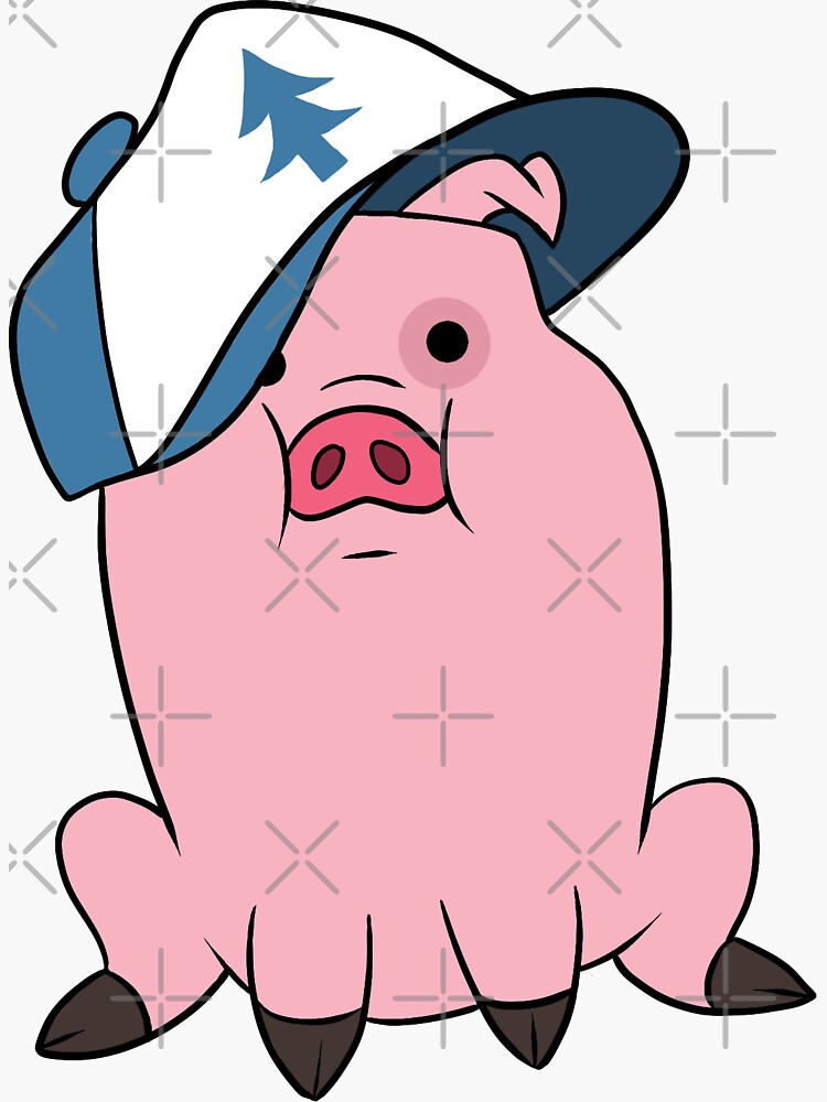 "Waddles " Sticker for Sale by maddyfae | Redbubble