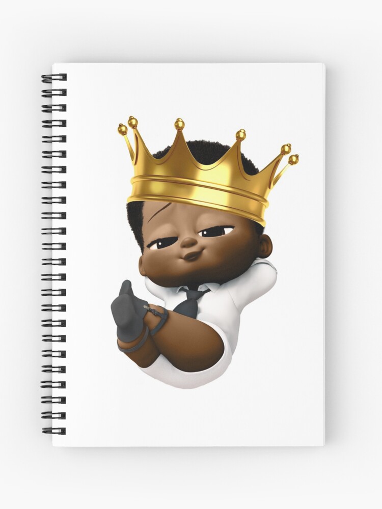 Carnet for Sale avec l uvre Boss Baby King Afro Americain de l artiste ninakosh Redbubble