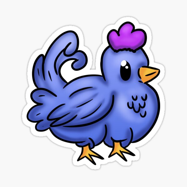 "Stardew Valley Chicken " Sticker for Sale by LeaHopeArt | Redbubble