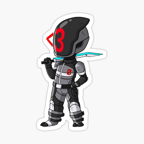 "Zer0 (chibi) - Borderlands 2" Sticker by robot0artist | Redbubble