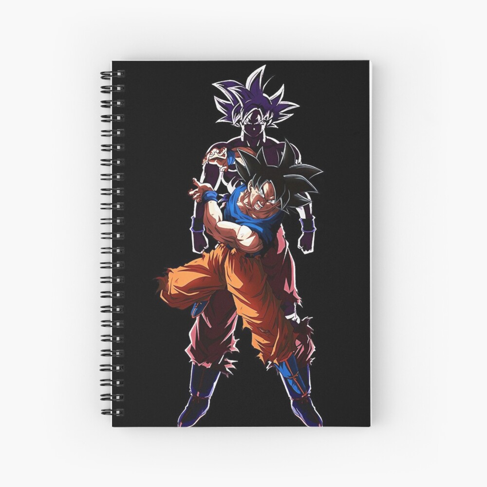 "Shadow Goku Ultra Instinct - Dragon Ball" Spiral Notebook by Ryzox ...