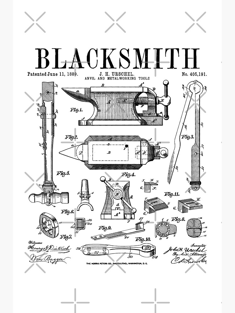 Blacksmith Tool Drawing