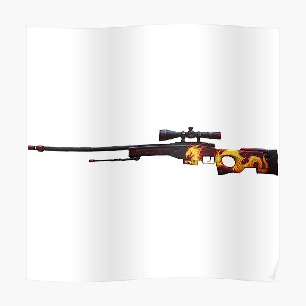"AWP WILDFIRE CS GO" Poster by Gamersarts | Redbubble