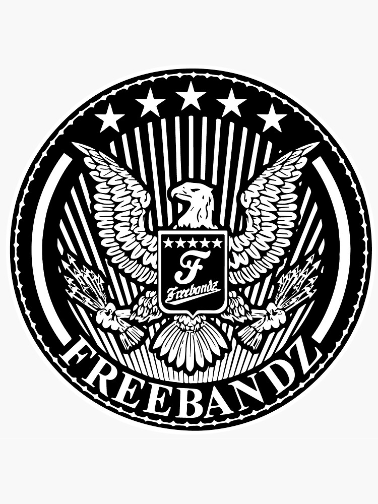 "Freebandz Logo" Sticker for Sale by Karismatik | Redbubble