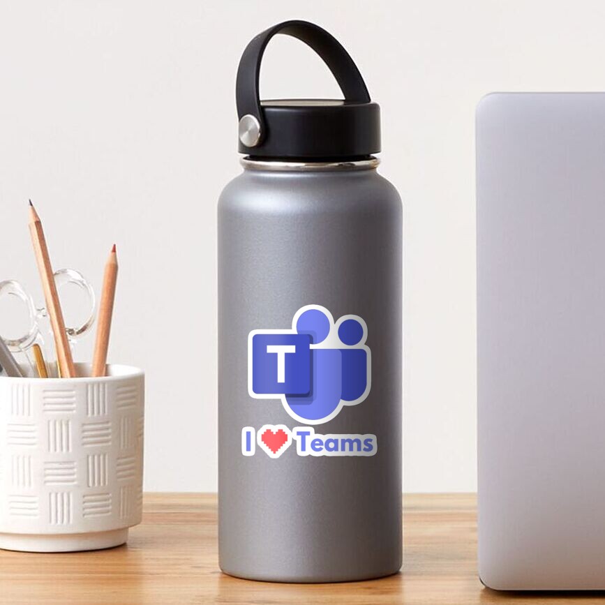 "I Love Teams - Microsoft Teams" Sticker for Sale by DevGoodies | Redbubble